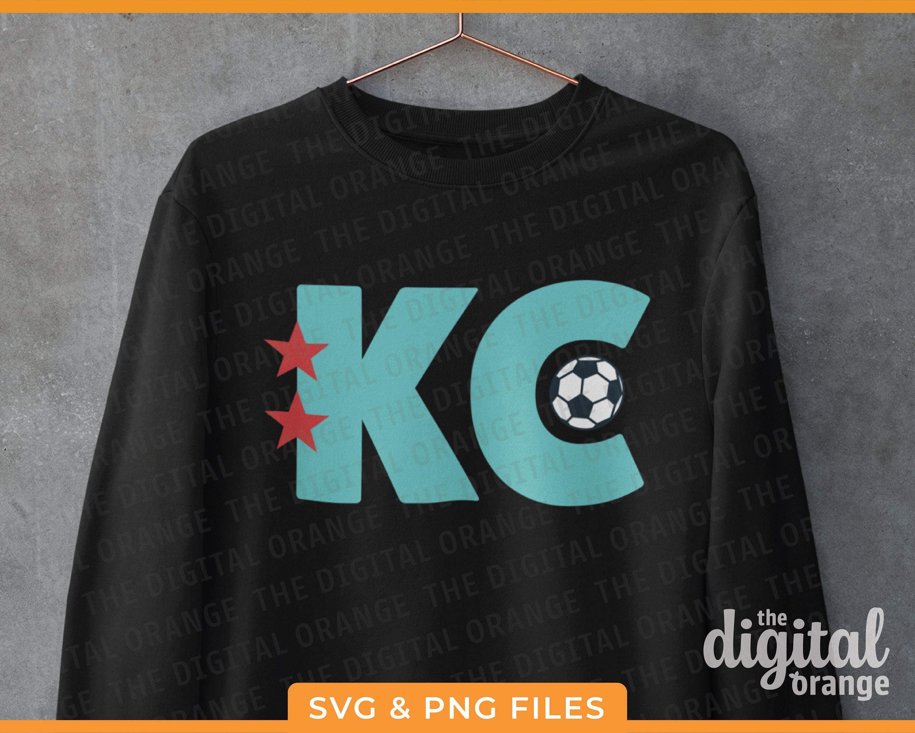 KC Current SVG & PNG Women's Soccer Clip Art Kansas City Soccer Digital ...