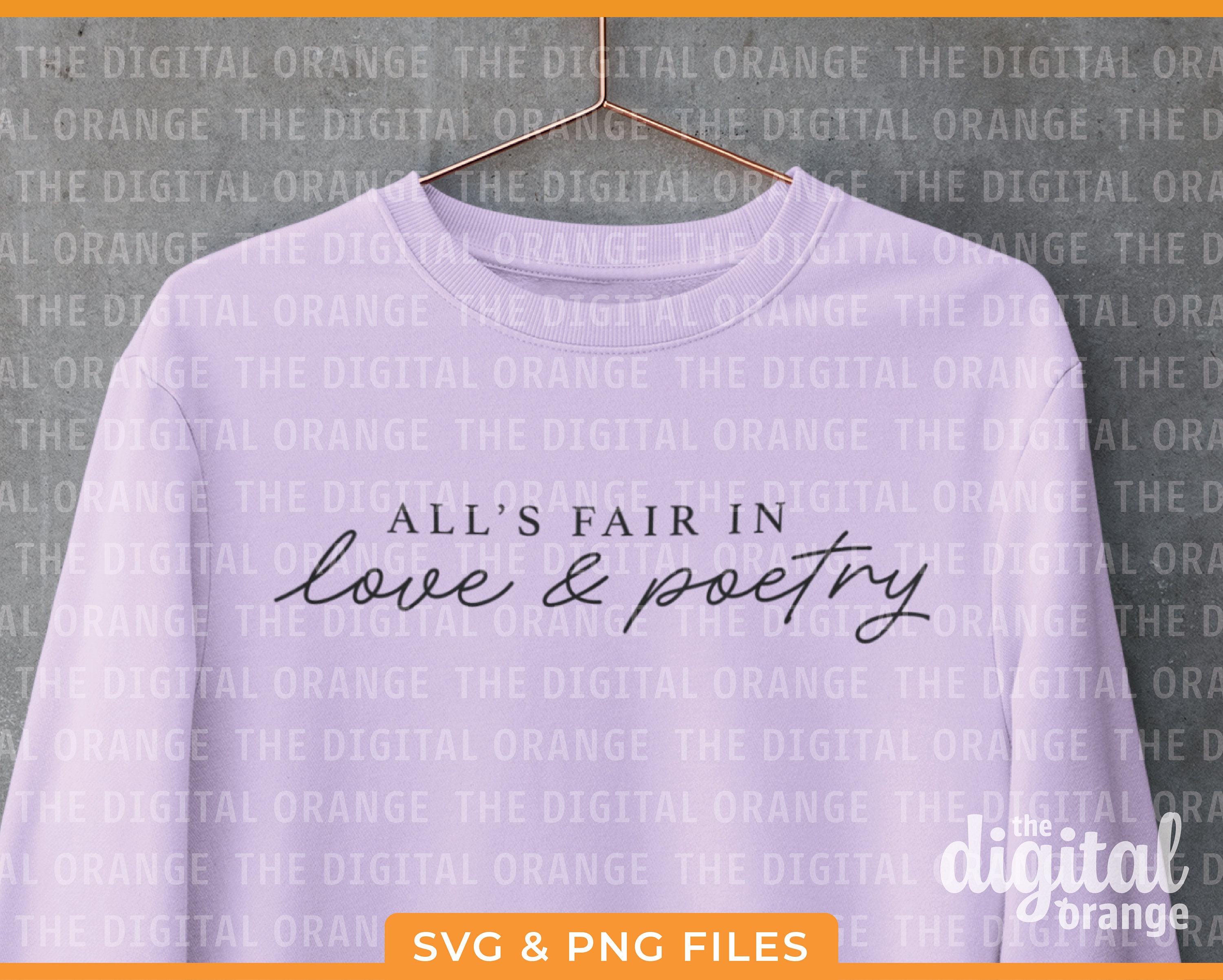 All's Fair in Love & Poetry SVG-PNG Bundle TTPD Clip Art Swift Digital ...