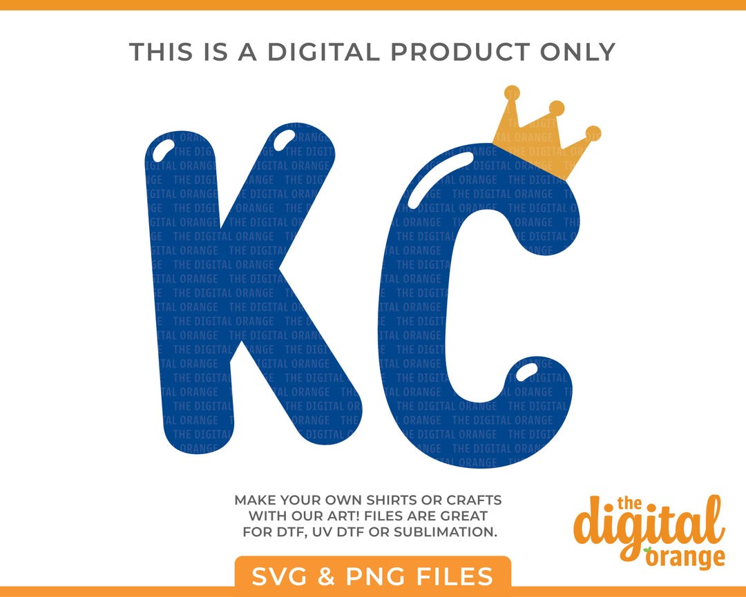 KC Baseball Balloon Letters SVG & PNG Bundle | Kansas City Crown ...