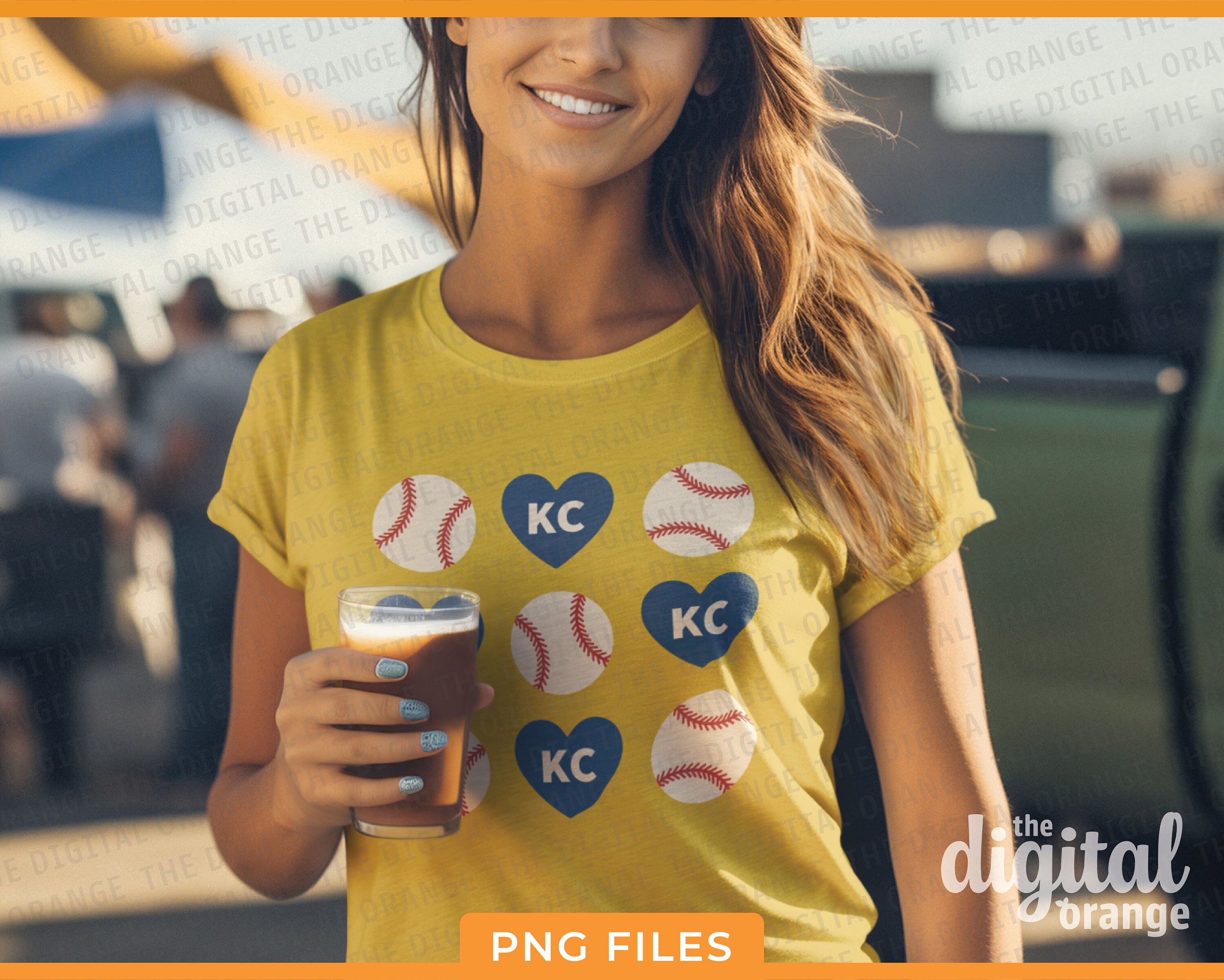Royals Heart Baseball Grid PNG Bundle Kansas City Baseball Clip Art ...