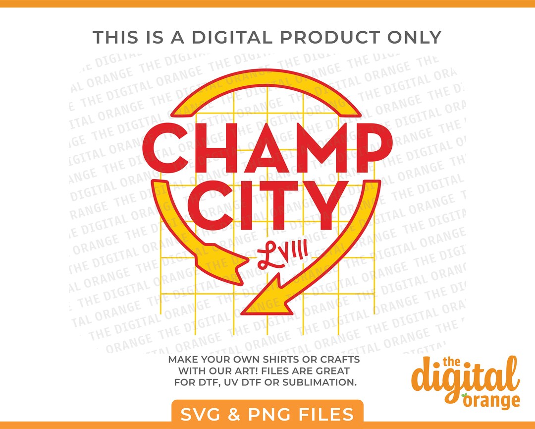 Champ City LVIII Western Auto Sign SVG & PNG | Chiefs Champion Clip Art ...