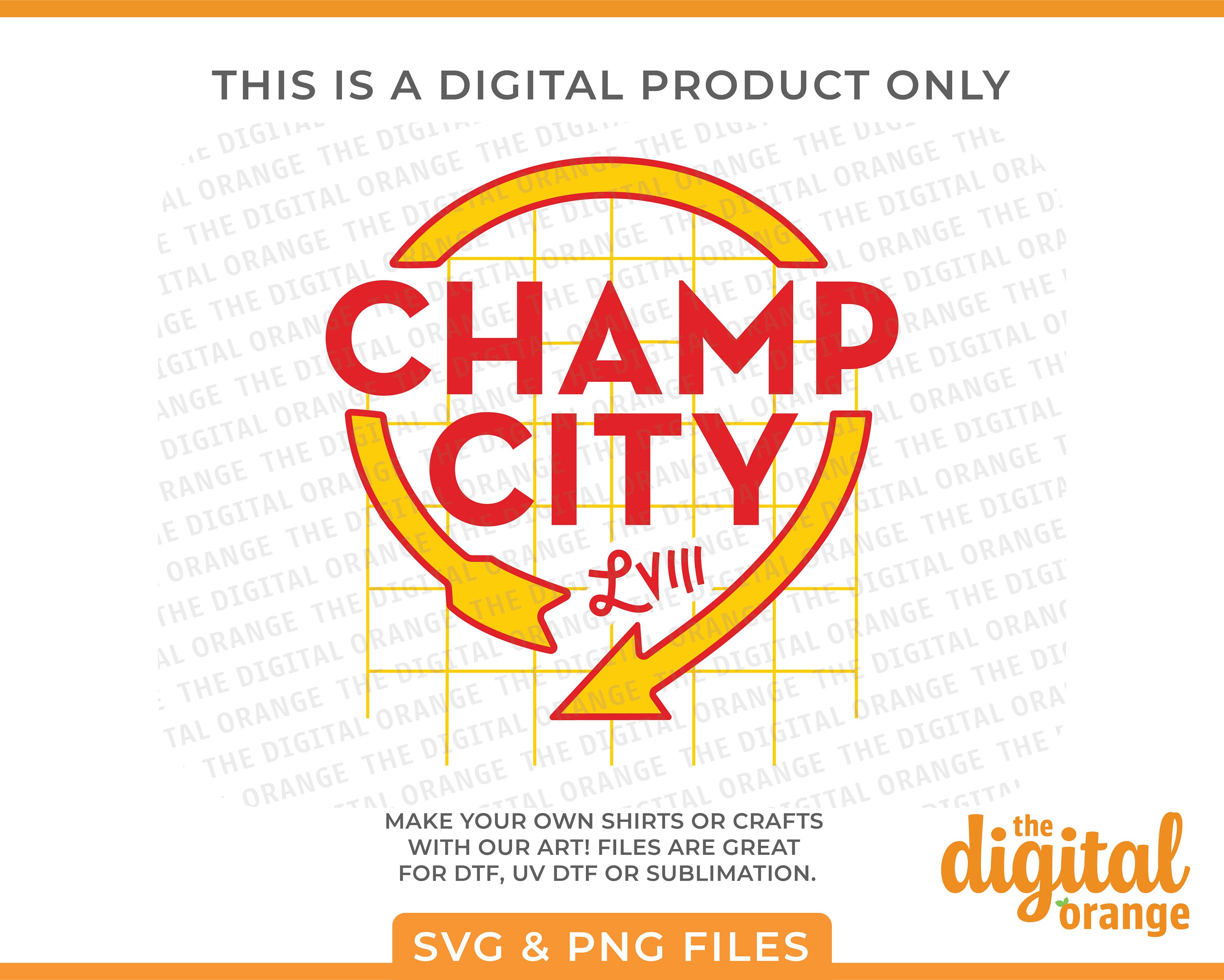 Champ City LVIII Western Auto Sign SVG & PNG | Chiefs Champion Clip Art ...