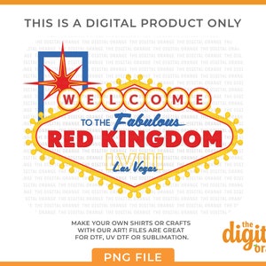Welcome to Red Kingdom LVIII PNG | Welcome to Las Vegas Clip Art | Big ...