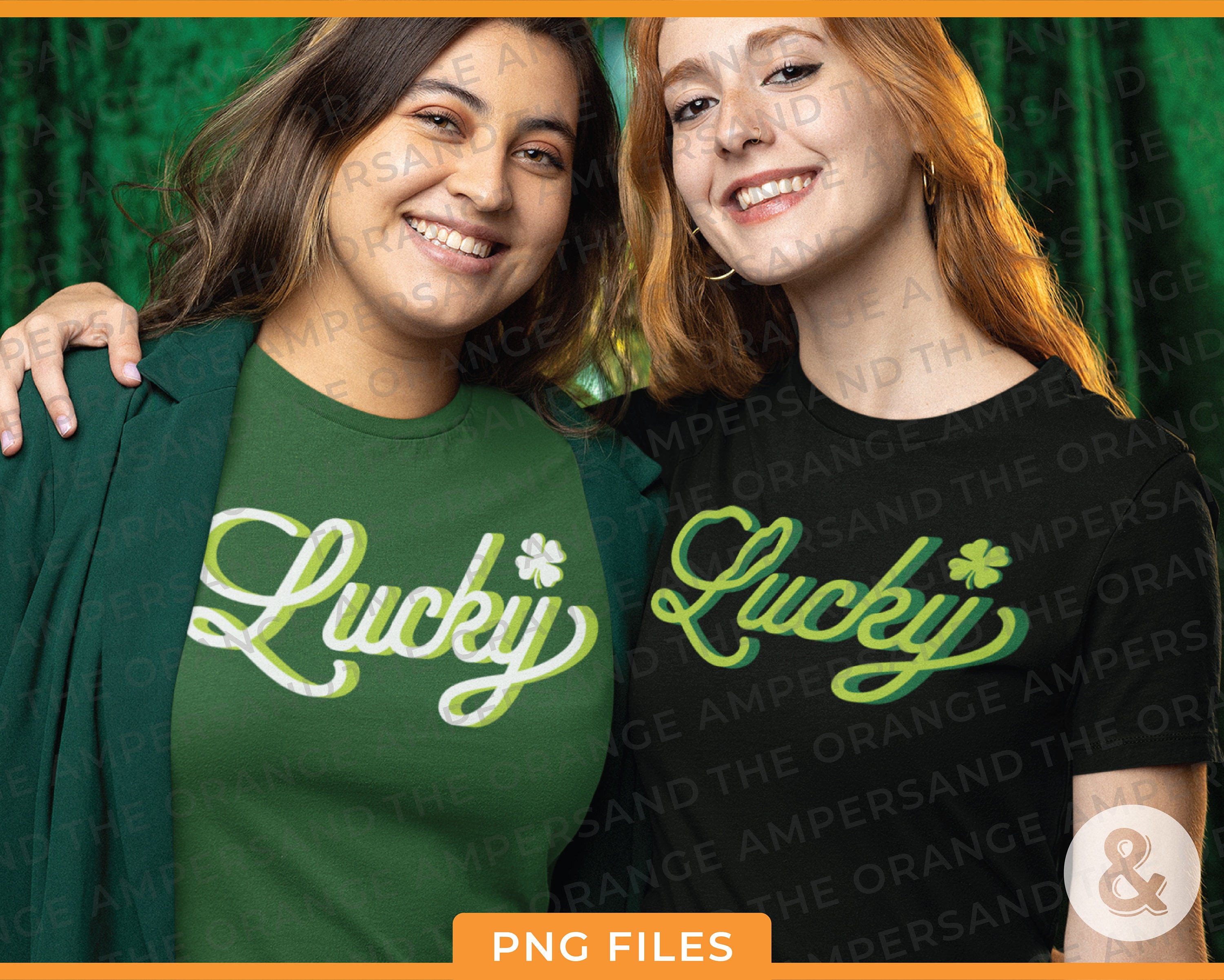 St Patrick's Lucky Script PNG Clip Art | St. Patty's Day Digital ...