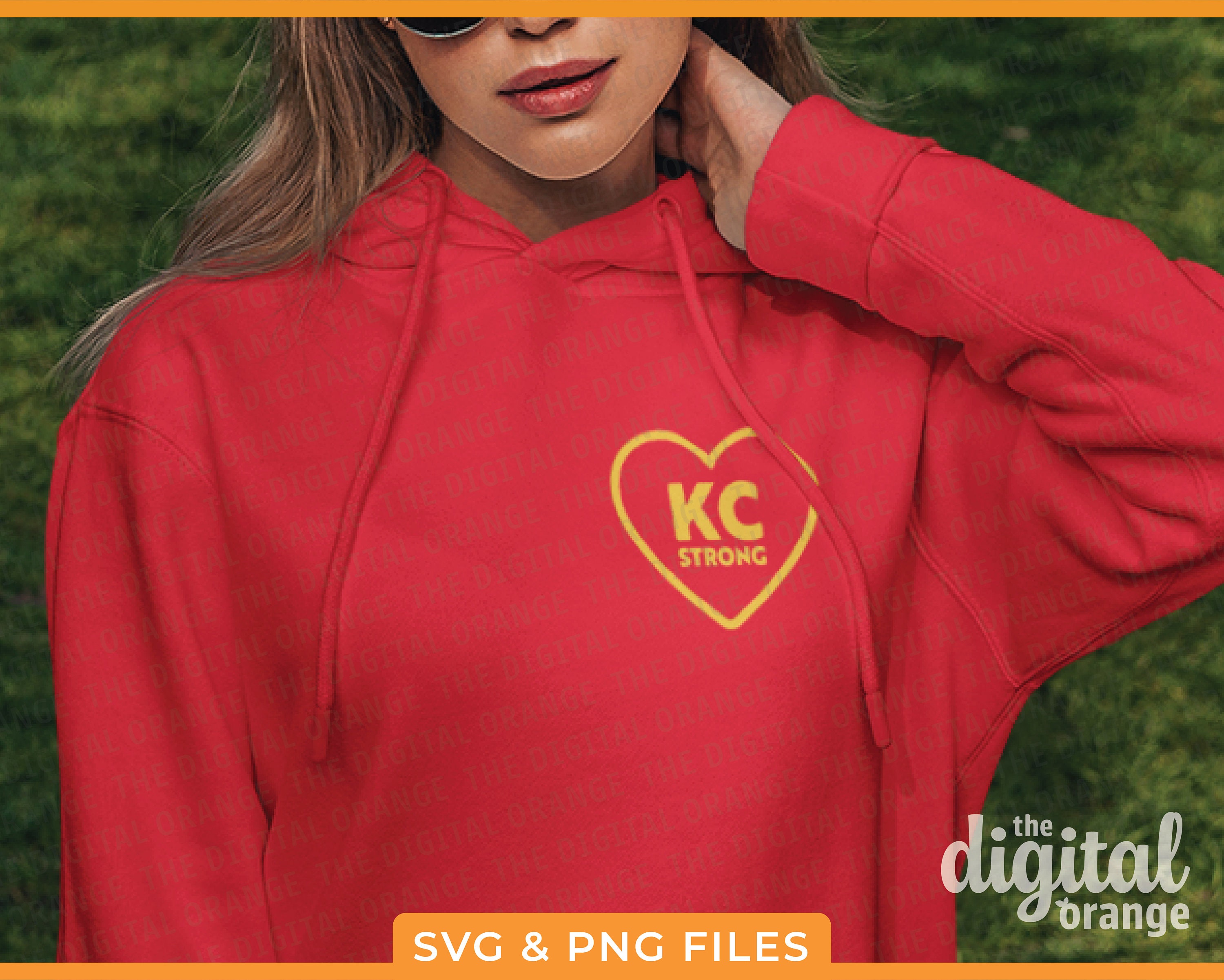 KC Strong Chiefs Heart SVG & PNG | #kcstrong Las Vegas Clip Art ...