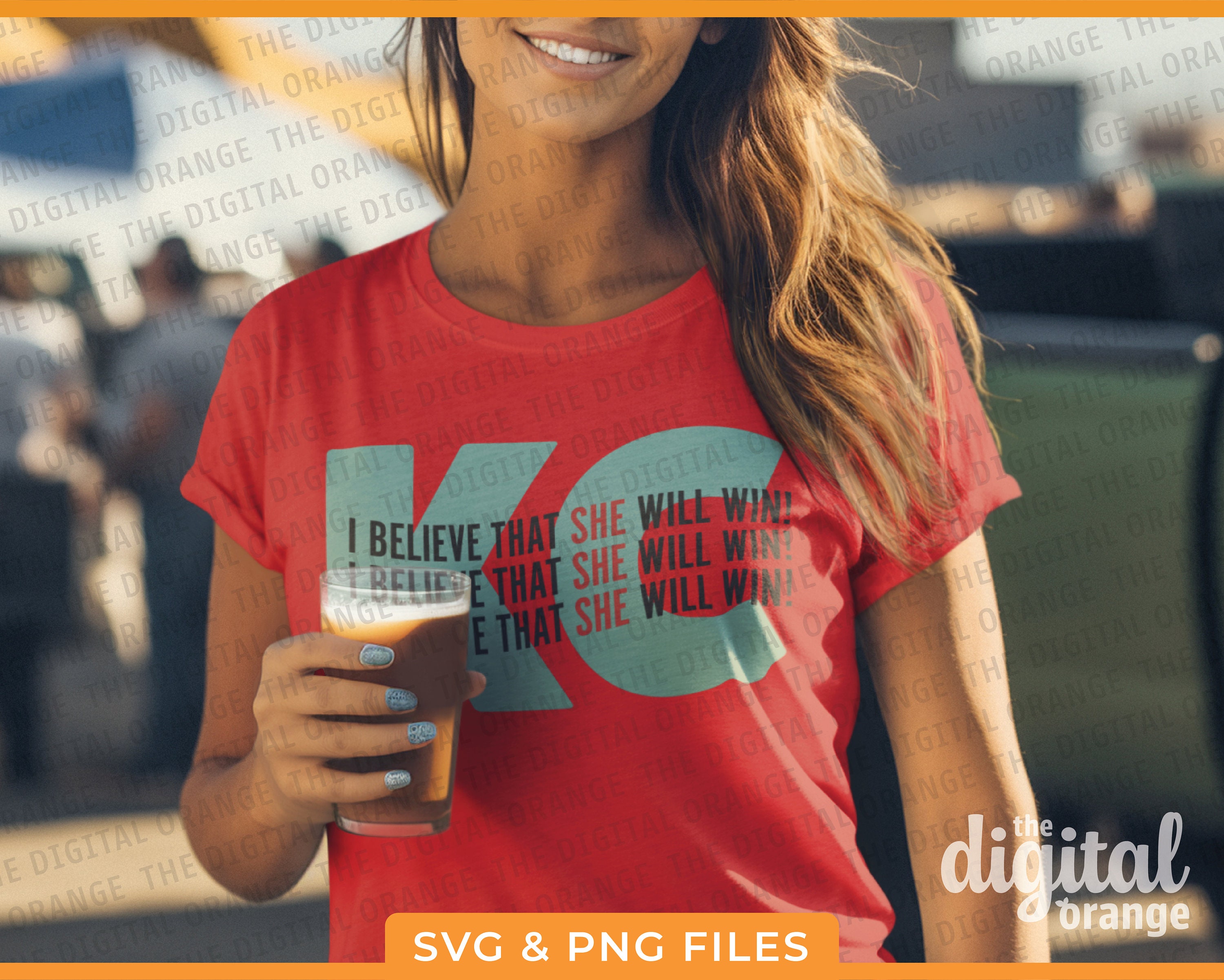 I Believe That She Will Win SVG & PNG Bundle | Kc Current Soccer Clip ...