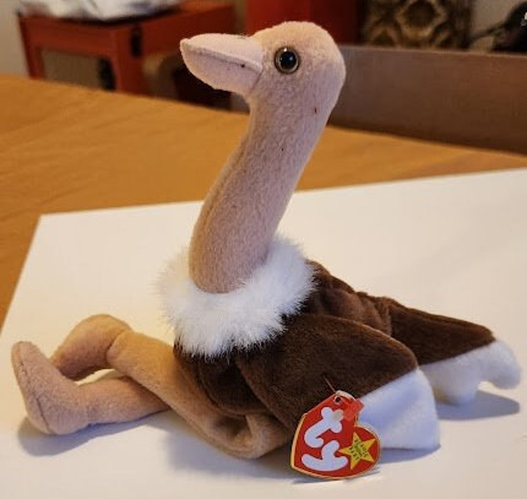 Ty Beanie Babies Stretch the Ostrich - Etsy