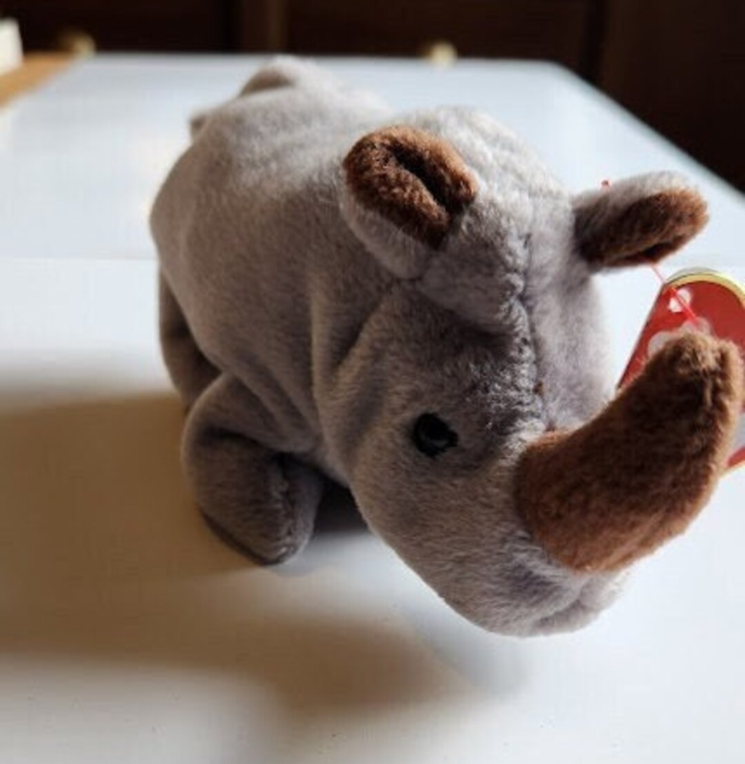 Ty Beanie Babies Spike the Rhinoceros - Etsy