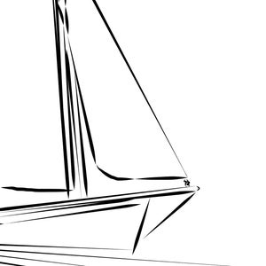 Boat Digital Art Sea Design - Etsy