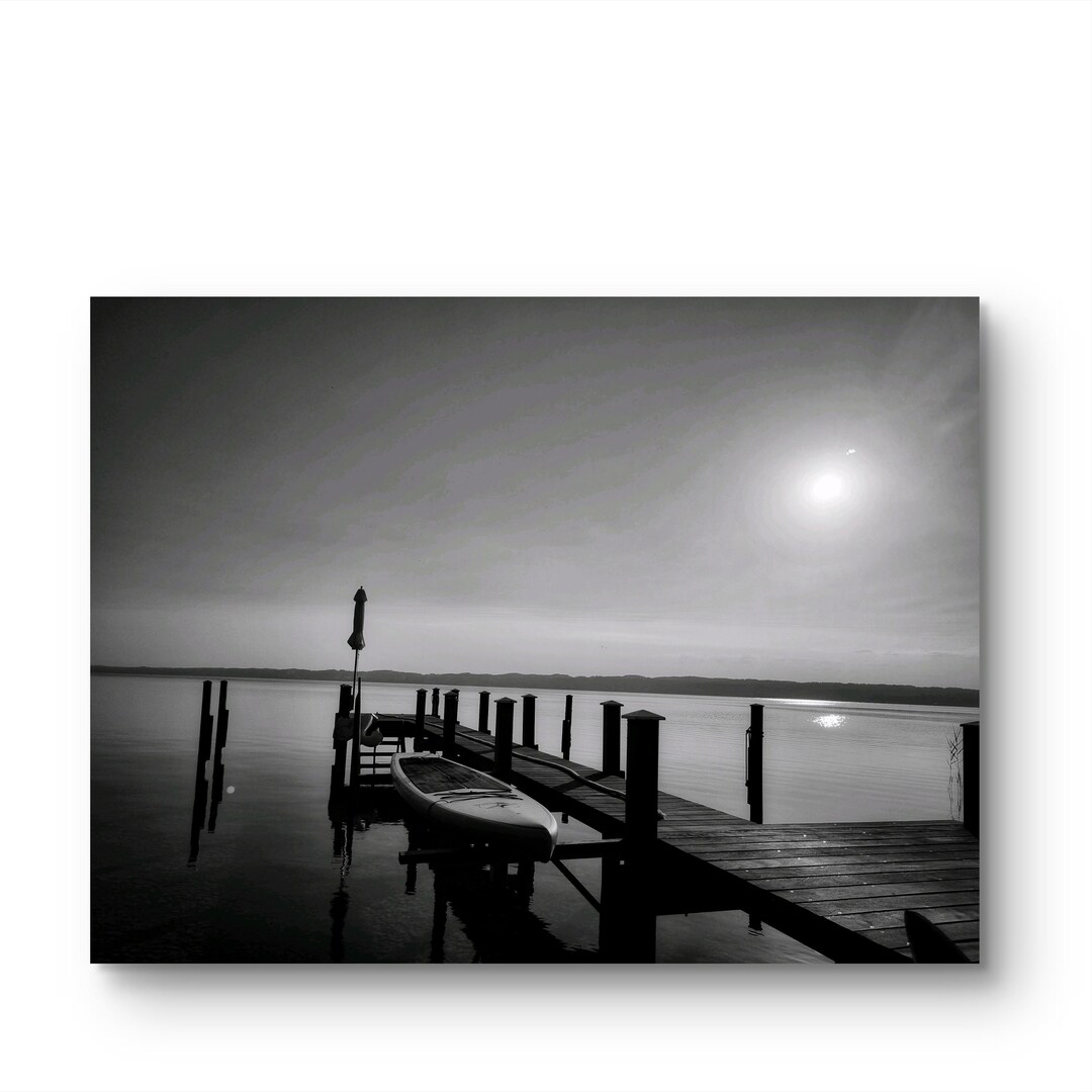 Lakeside Photo,sea Prints,sea Wall Art,landscape Photography,wood Jetty ...