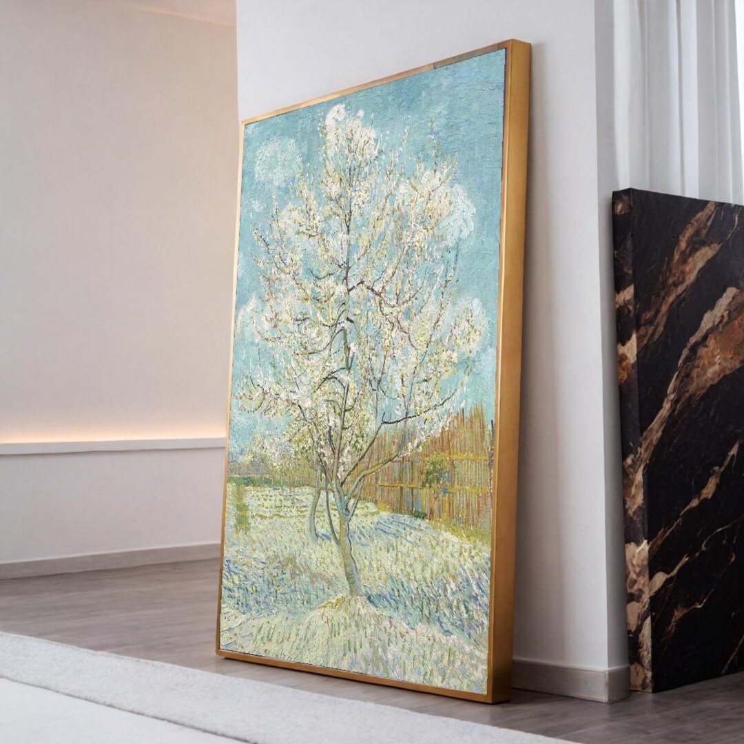 Vincent Van Gogh Almond Blossom Print, Blue Floral Wall Art, Vintage ...