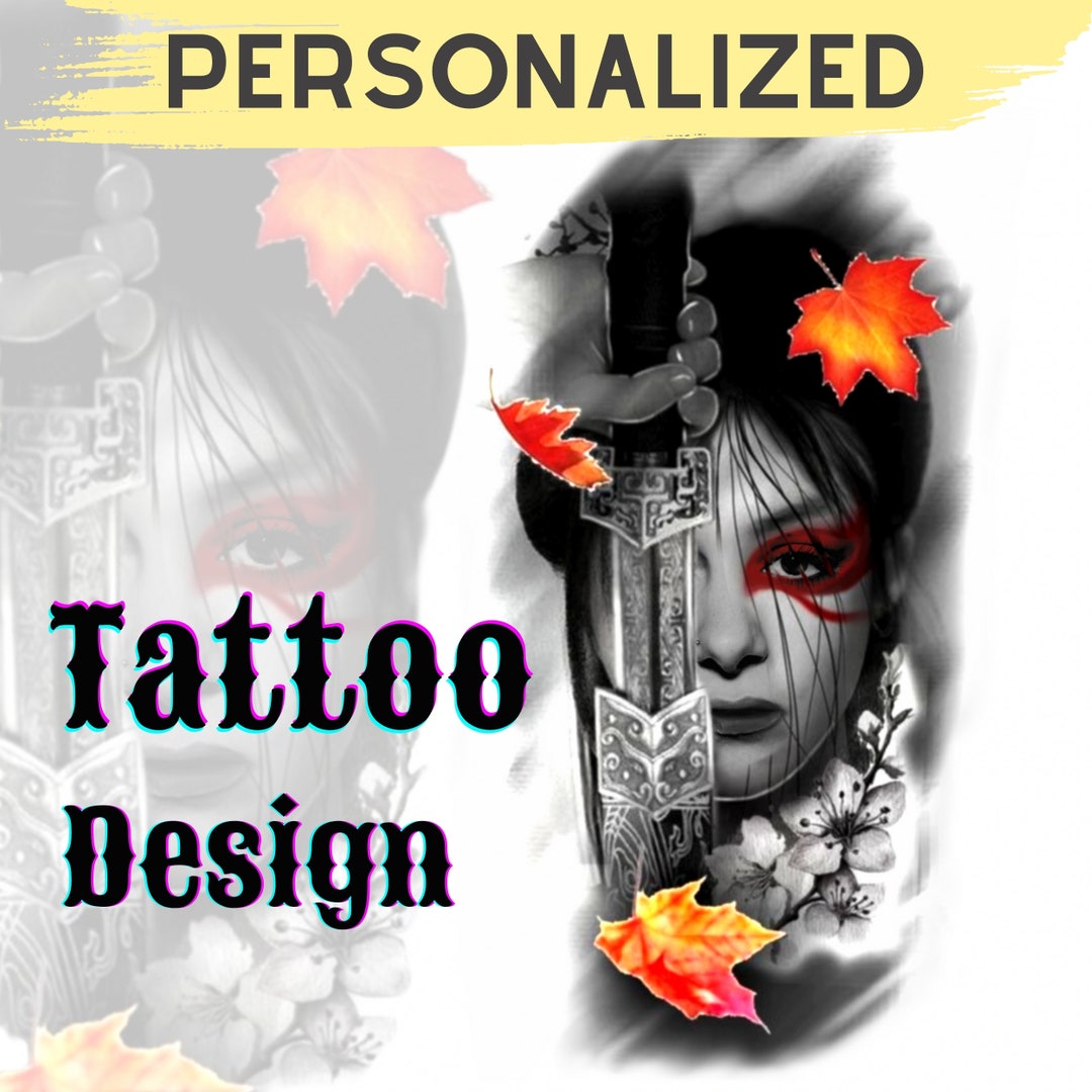 Personalized Tattootattoo Designdigital Art Digital File Pdfpng ...