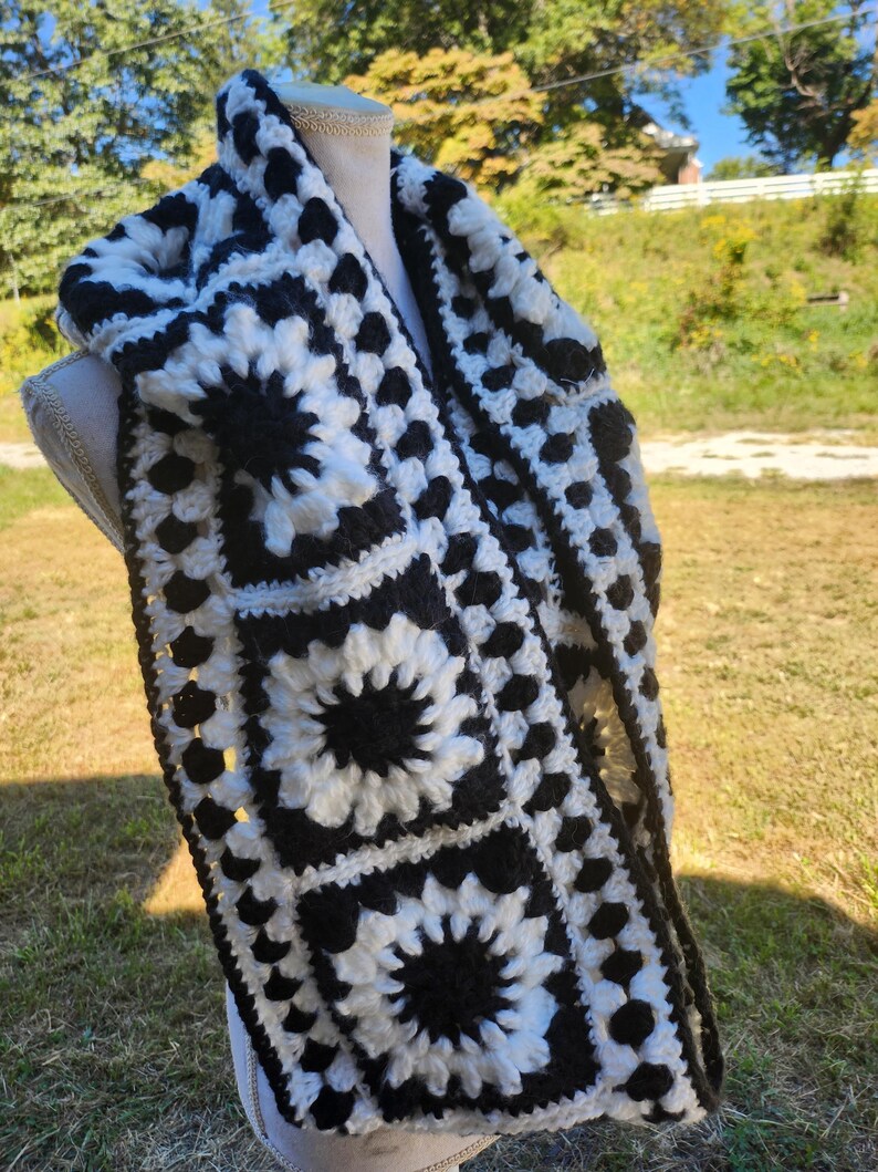 Cozy Day Granny Square Infinity Scarf Snood - Etsy