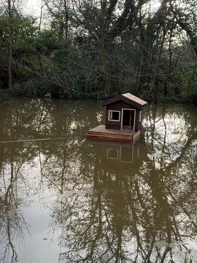 Bespoke Floating Duck House - Etsy UK
