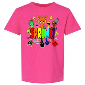 Sprunki T-shirt Front and Back Print for Kids - Etsy