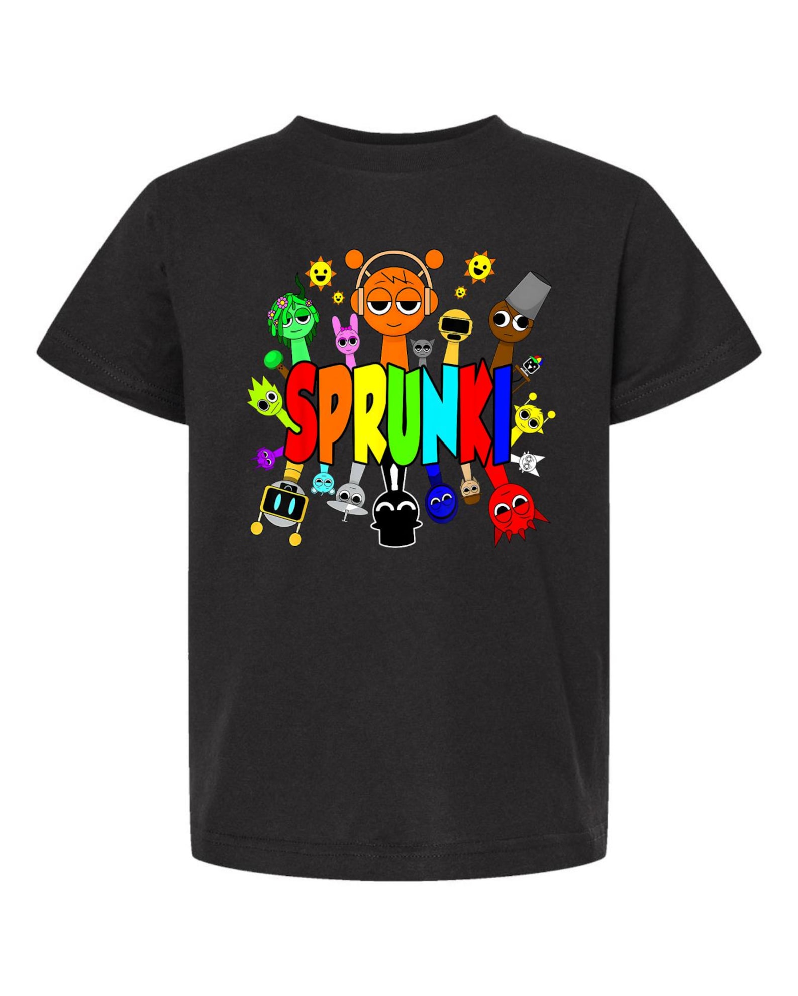 Sprunki T-shirt Front and Back Print for Kids - Etsy
