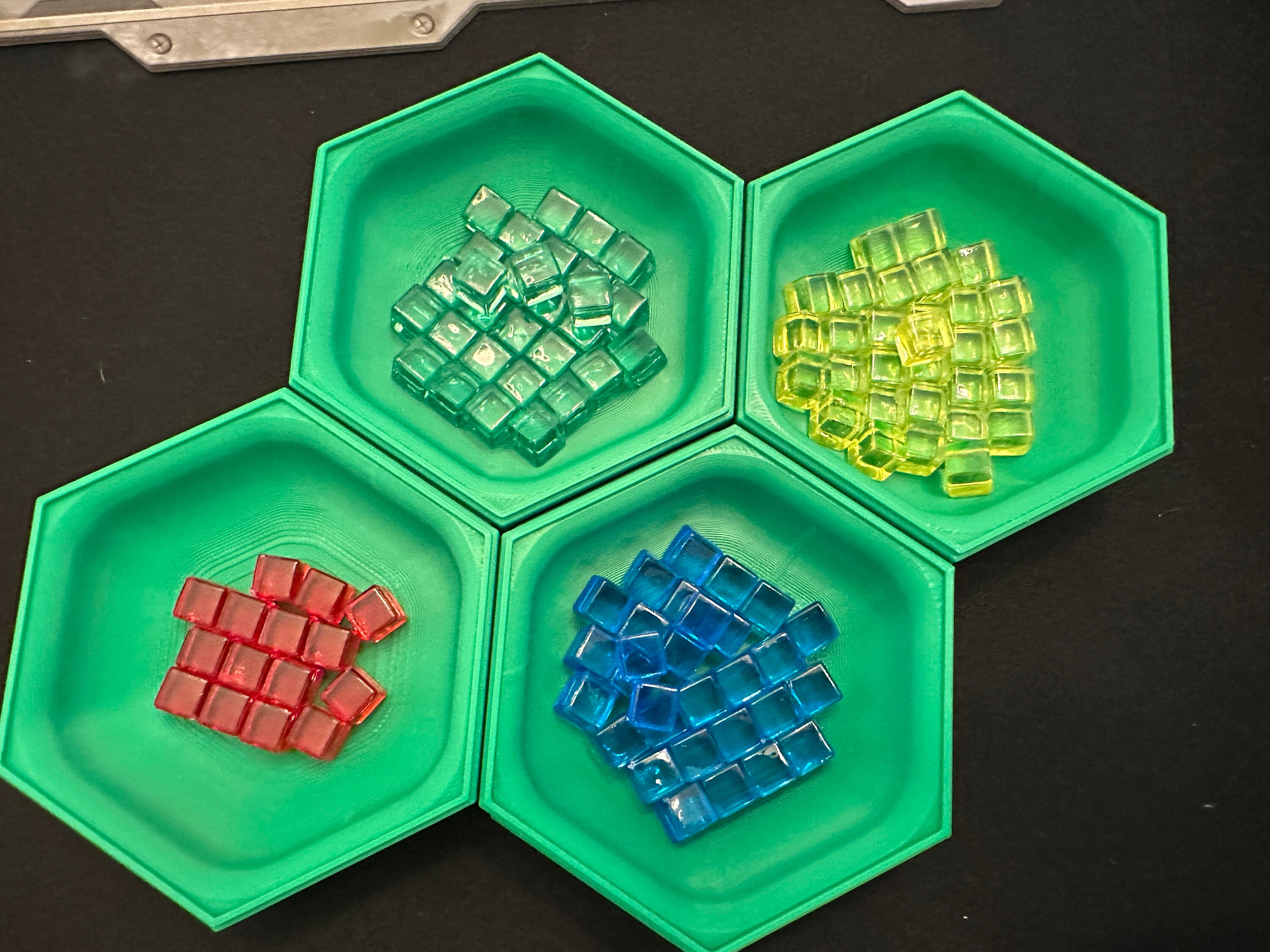 Stackable Board Game Token Trays for Game Piece Storage - 4 Sizes ...