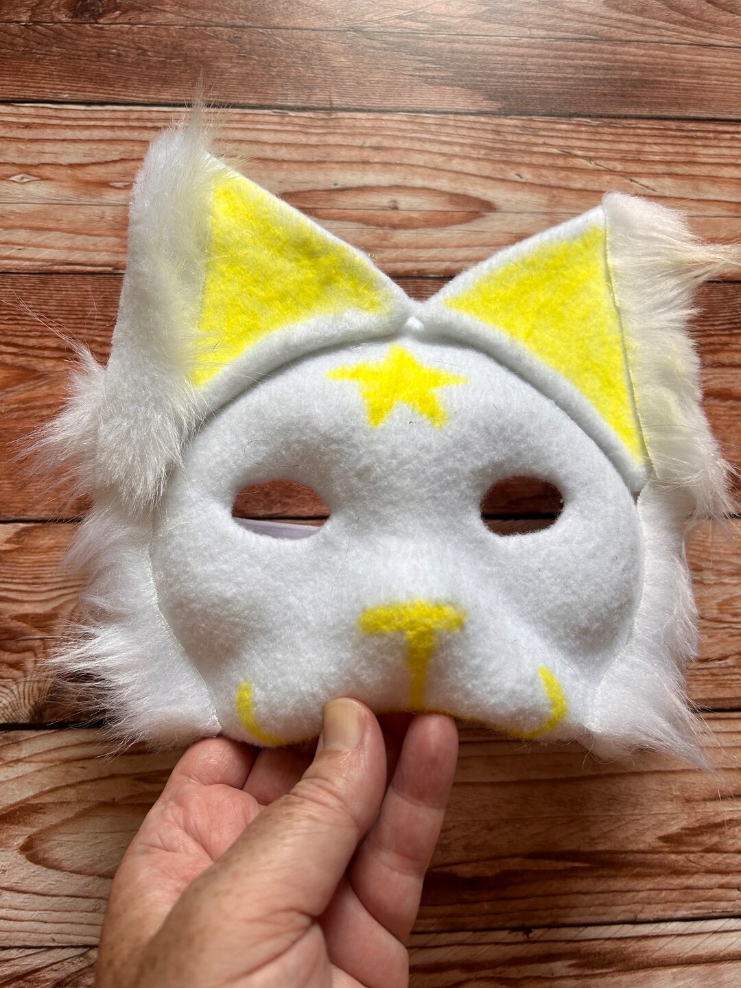 Neon Cat Therian Mask - Etsy