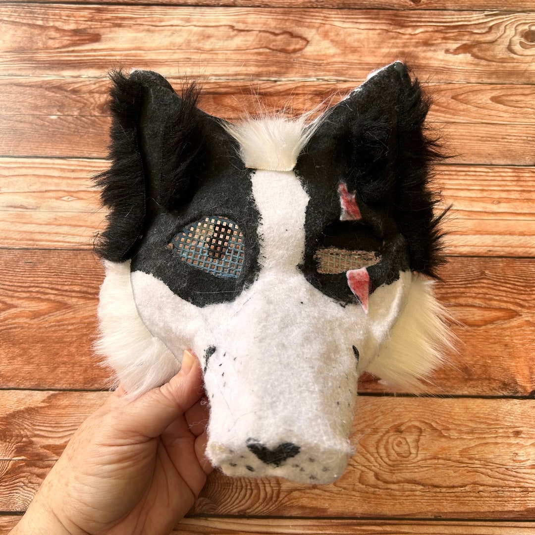 Border Collie Therian Mask - Etsy
