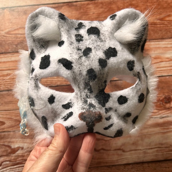 Snow Leopard Therian Mask - Etsy