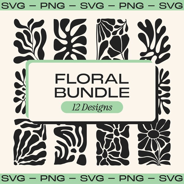 Floral Abstract - Etsy