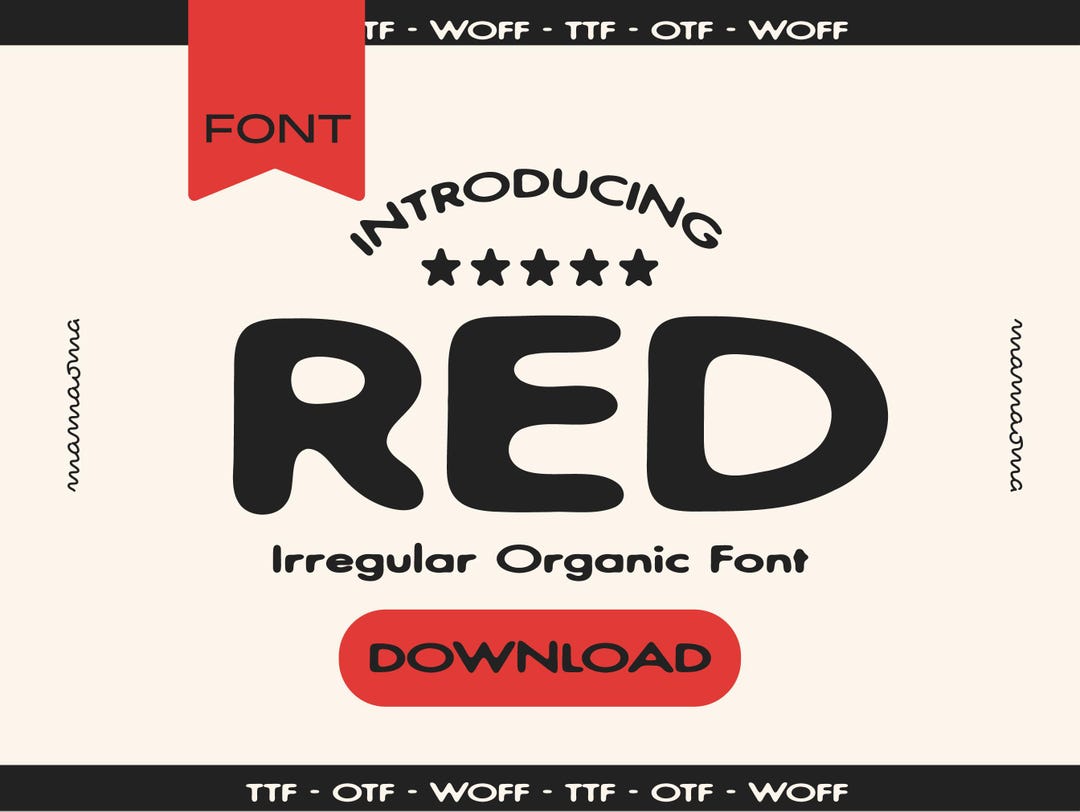 Red Font Sans Serif Bold Typography Unique Font Handwritten Font Font ...