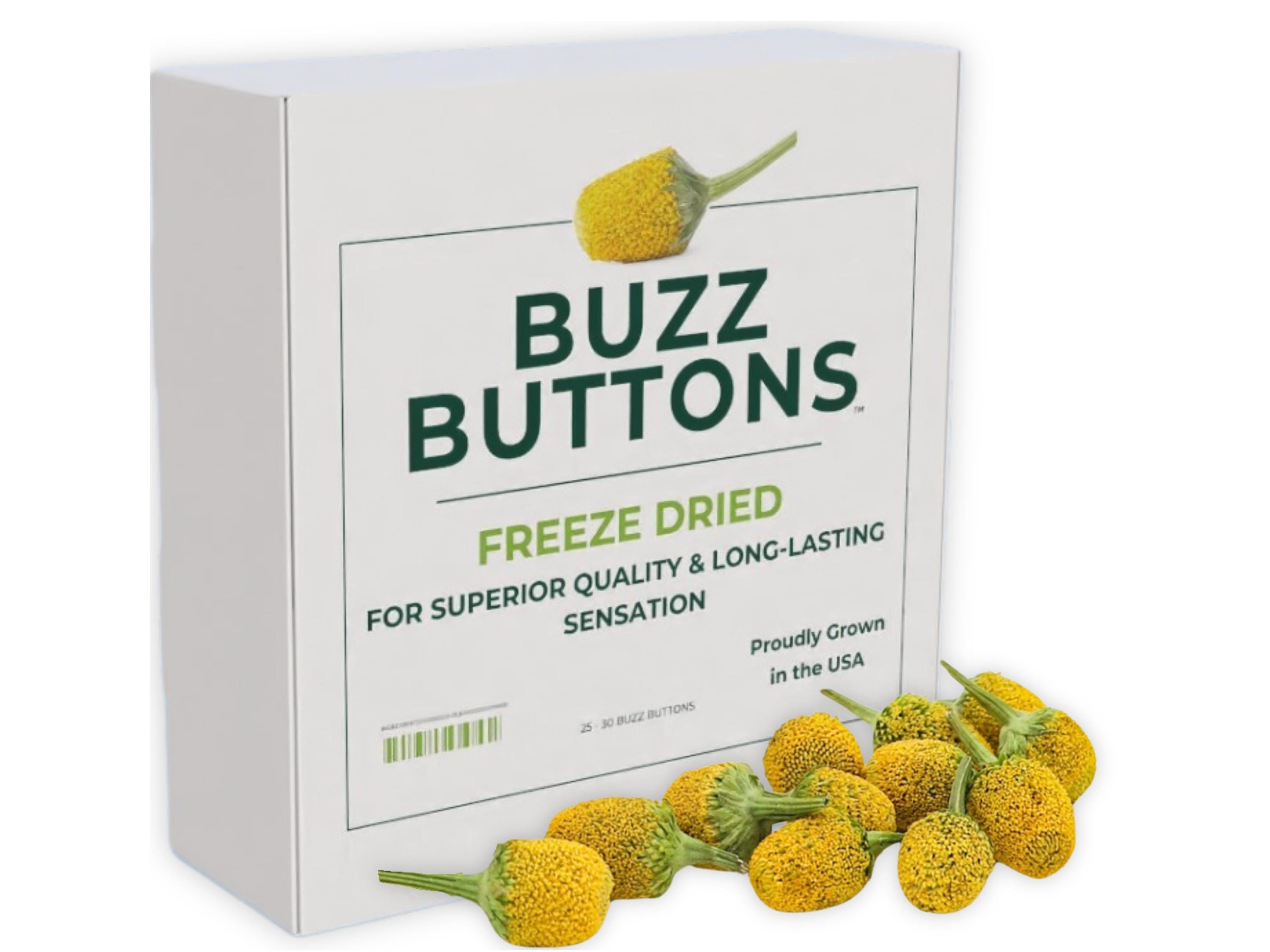 Buzz Buttons Edible Flowers | Freeze Dried | Grown in USA | Buzz Button ...
