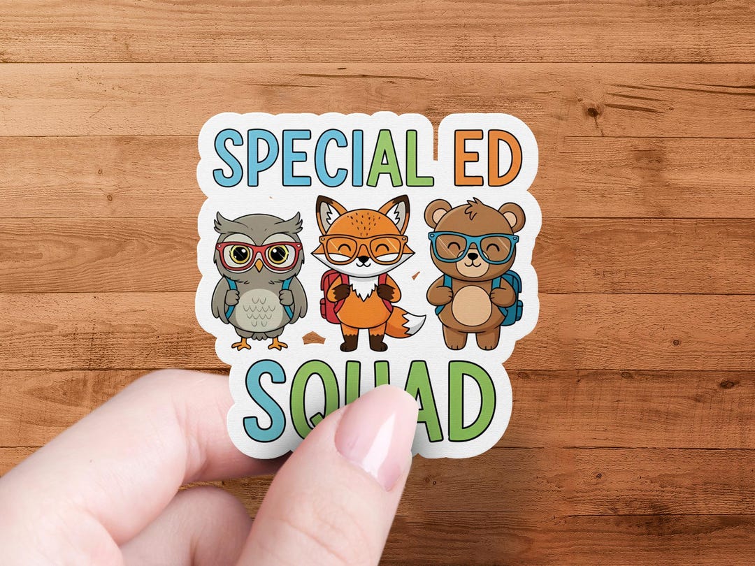 Special Ed Squad - Inclusion Teacher Sticker - Etsy
