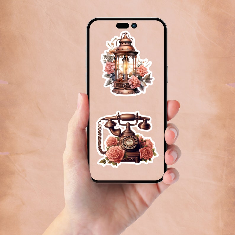 Pack of 5 Beautiful Stickers, Classic and Antique, Stylish Stickers ...