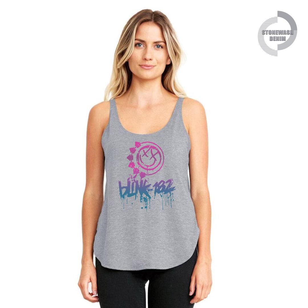 Blink 182 Tank Top, Vintage Blink 182 2003 Album Tank Top, World Tour ...