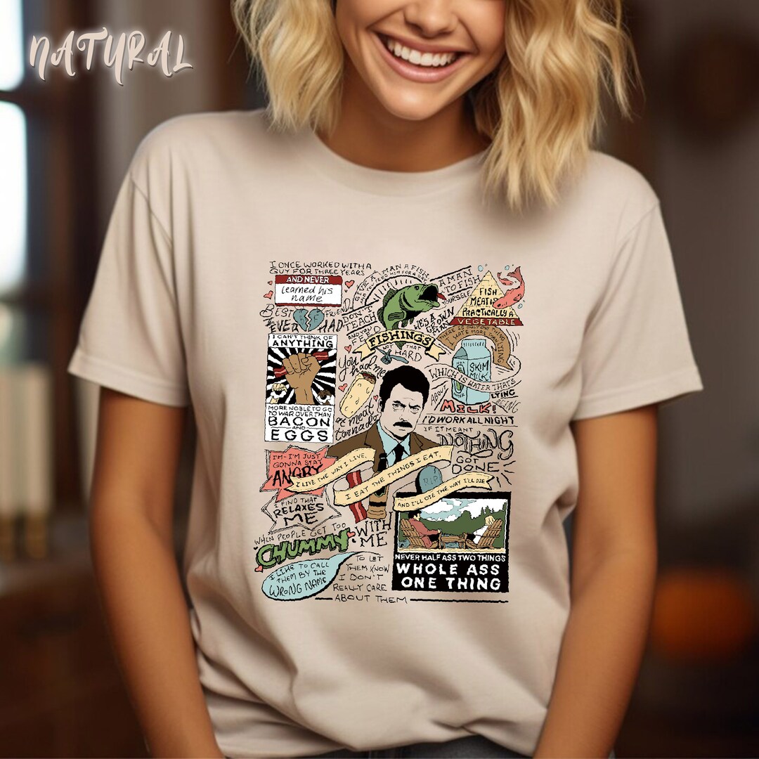 Ron Swanson Quotes Shirt, Ron Swanson Shirt, Woman of the Year Shirt ...
