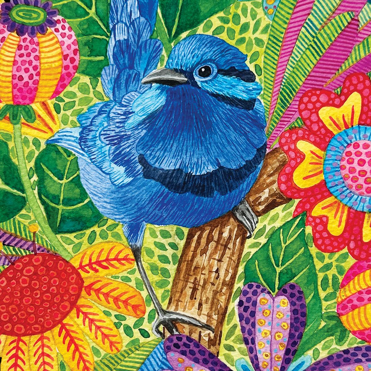 Blue Bird I - Etsy