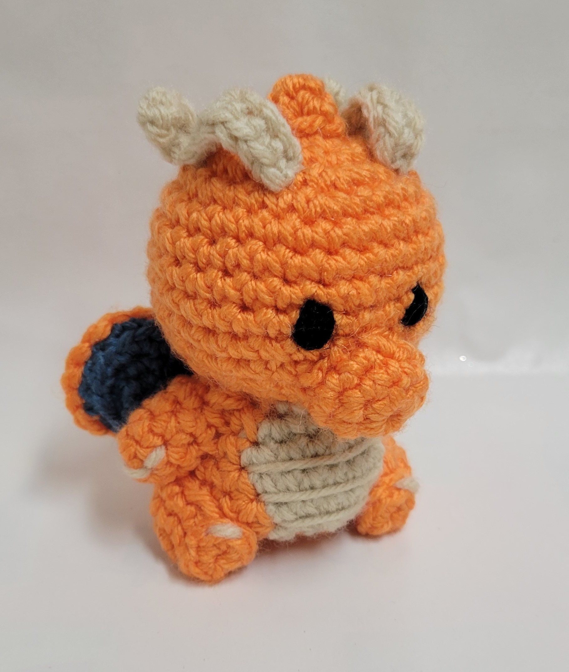 Dragonite Plush Amigurumi Crochet Dragon Plush Chibi Pokemon - Etsy