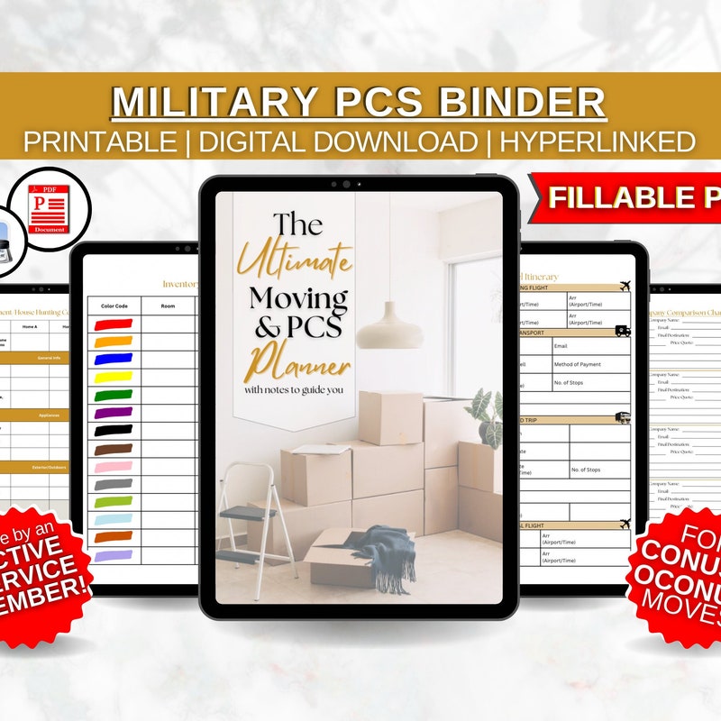 Moving Binder - Etsy