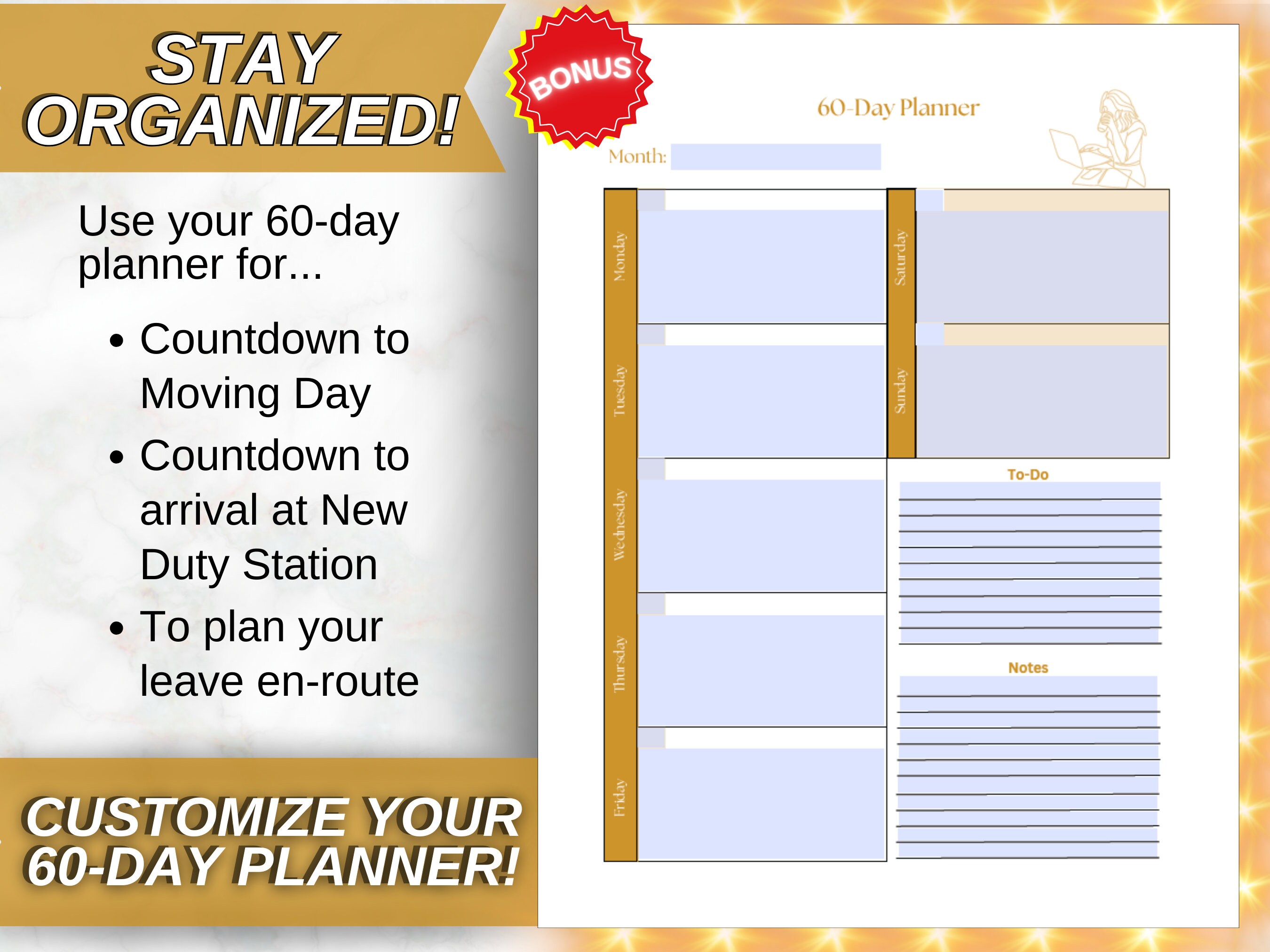PCS Binder Printable | Military Move Planning PDF | PCS Checklist ...
