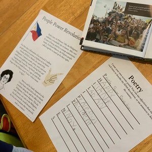 Philippine History: People Power Revolution Study for Children - Etsy