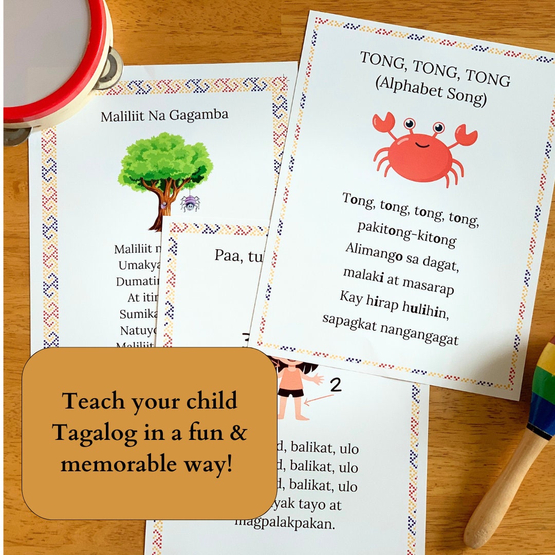 Filipino Nursery Rhymes & Songs: Teach Children Tagalog With Song ...