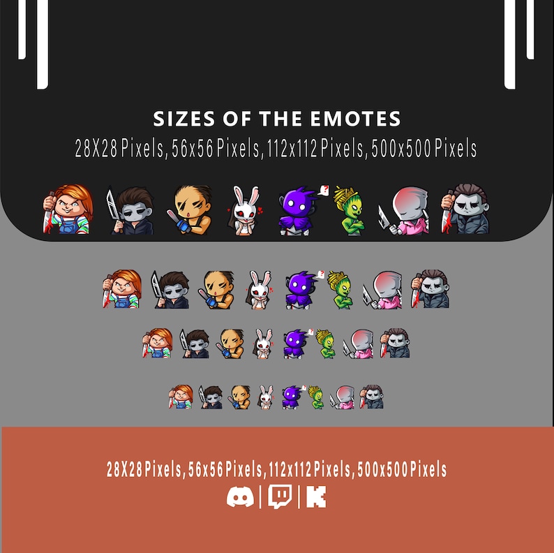 Dead by Daylight Emote Pack Bonus Chucky & Myers 8 Spine-chilling ...