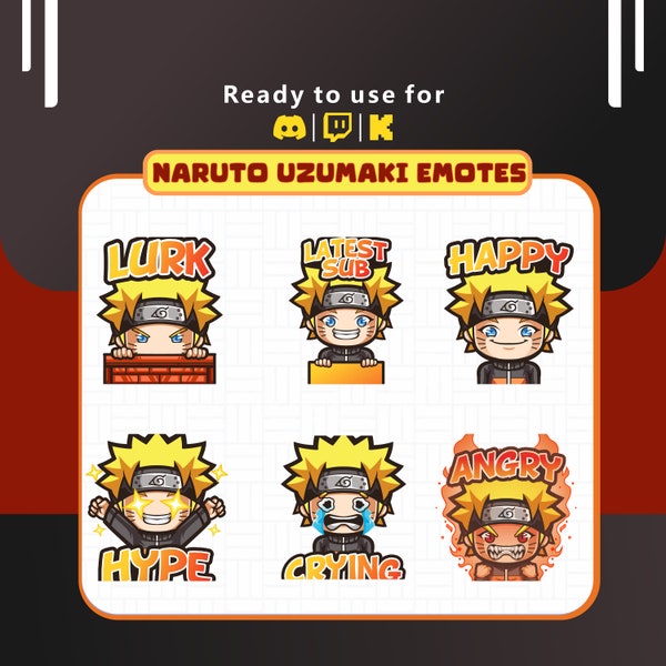Naruto Emotes - Etsy