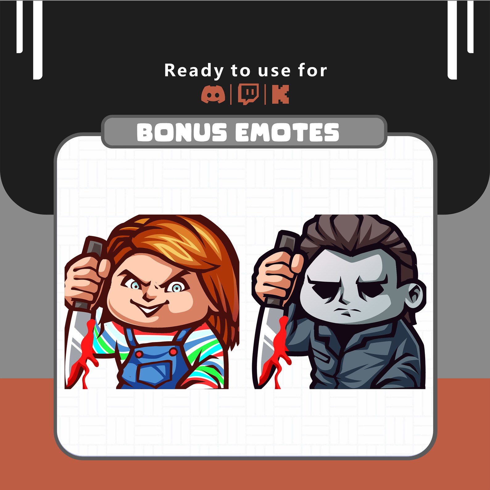 Dead by Daylight Emote Pack + Bonus Chucky & Myers - 8 Spine-chilling ...