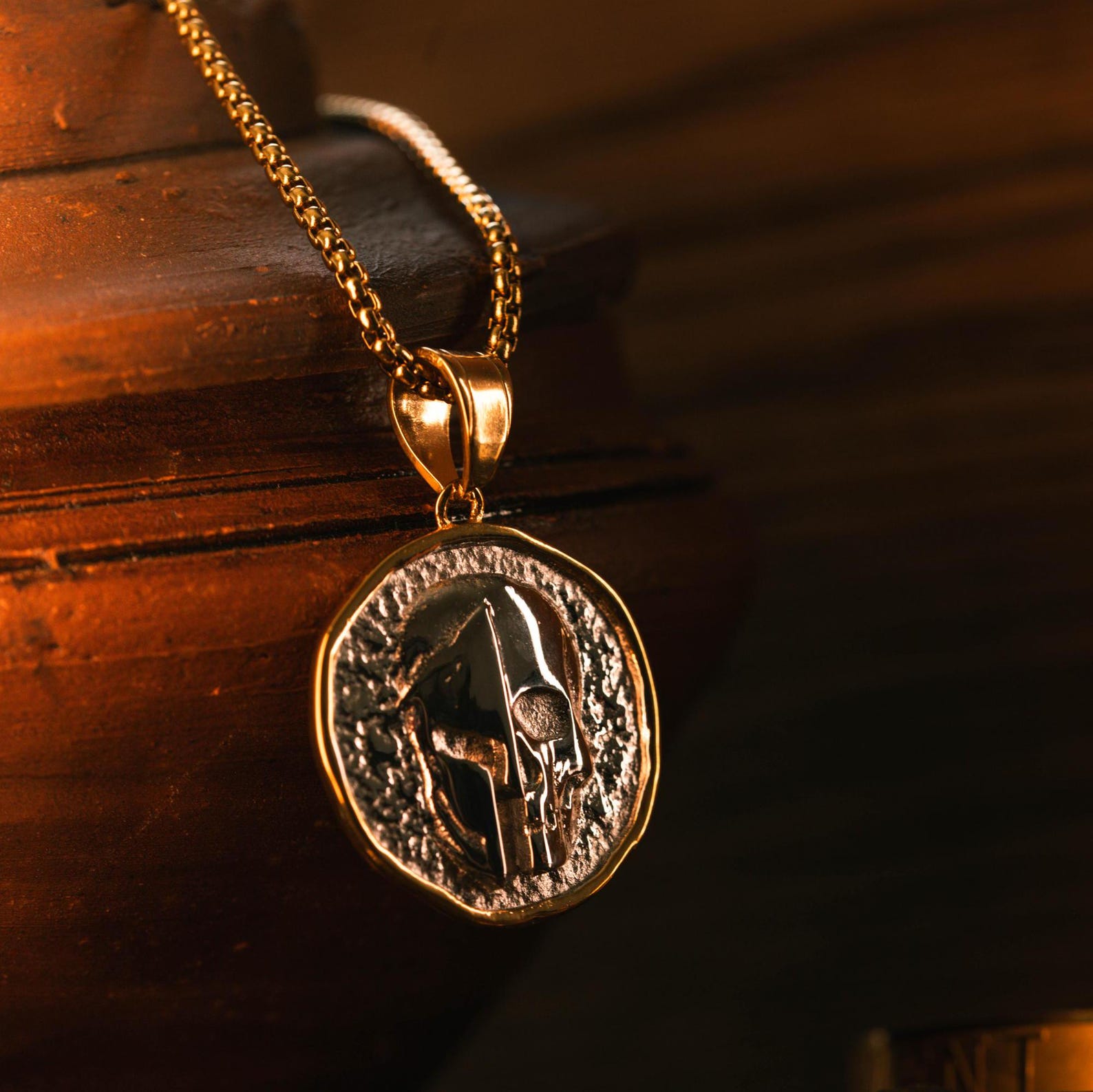 Stoic Pendant, Greek Necklace, Skull Jewelry, Memento Mori, Mens Chain ...