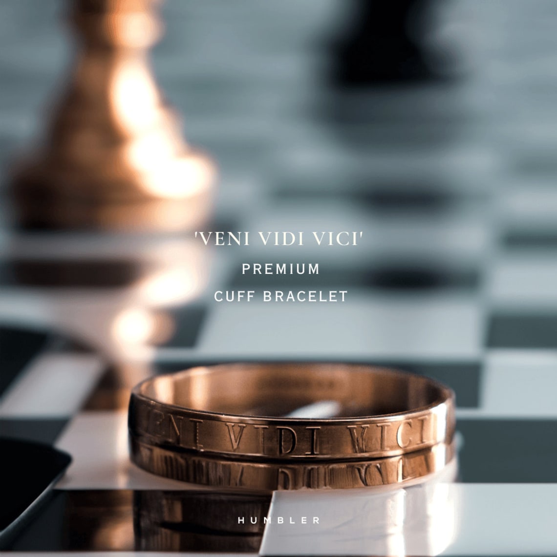 Veni Vidi Vici Cuff Bracelet | Spartan Mens Jewelry | Latin Phrase | I ...