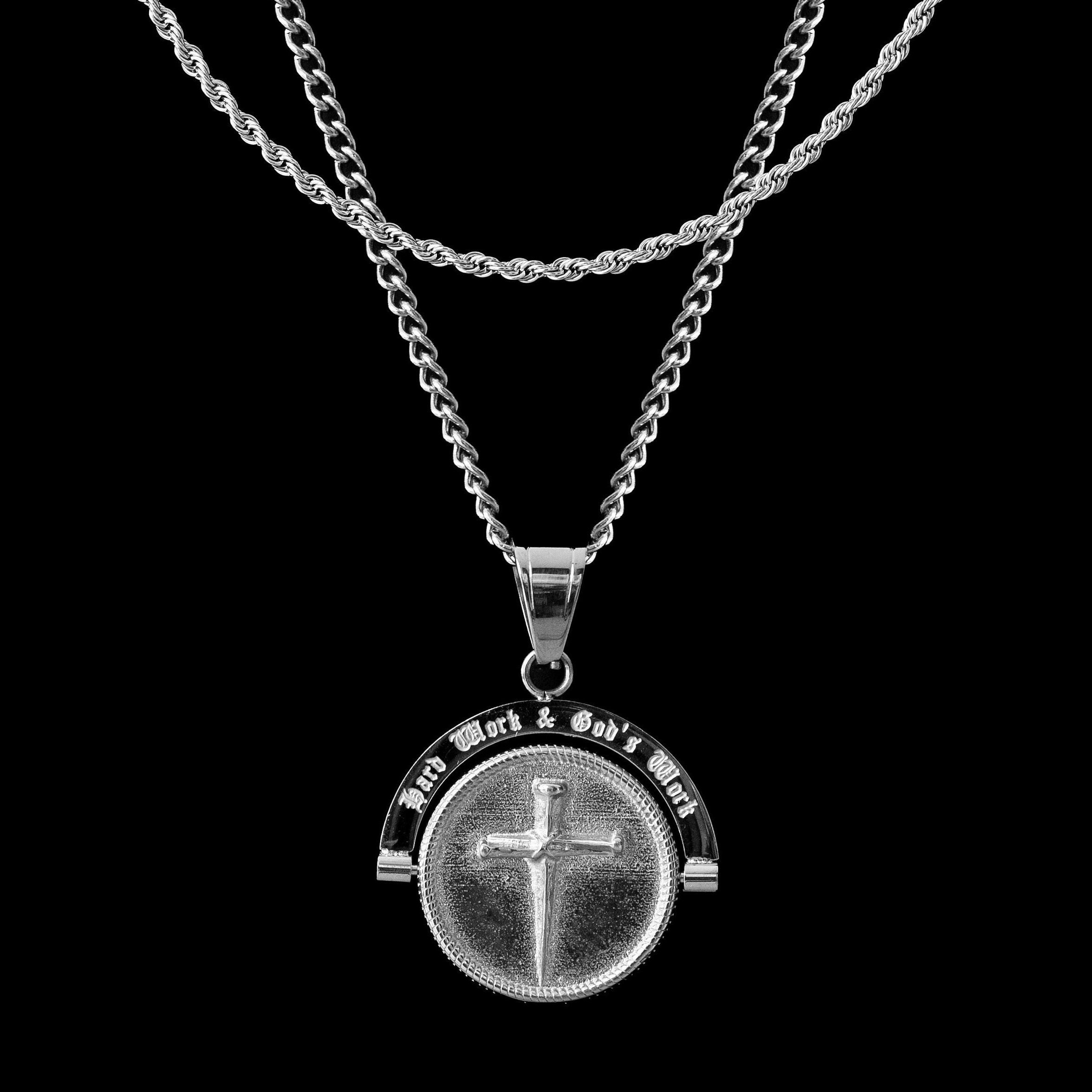 Mens Cross Necklace, Christian Cross, Gift for Brother, Religious ...