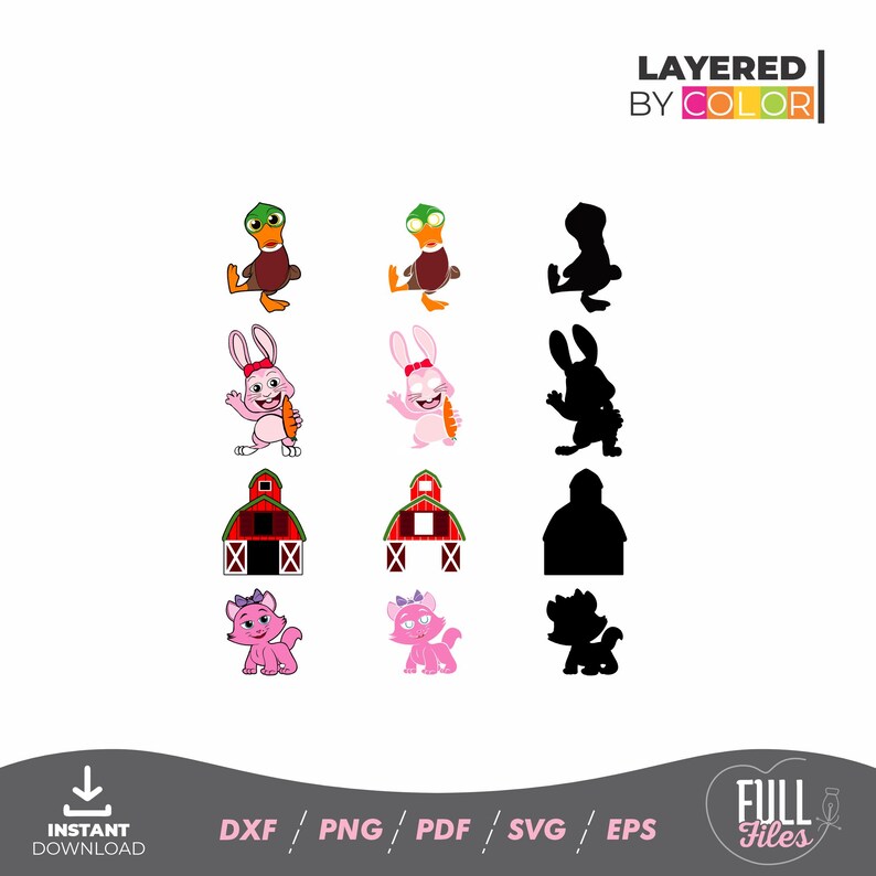 Personajes de Zenon SVG, DXF, png ,Clip art descarga instantanea ...