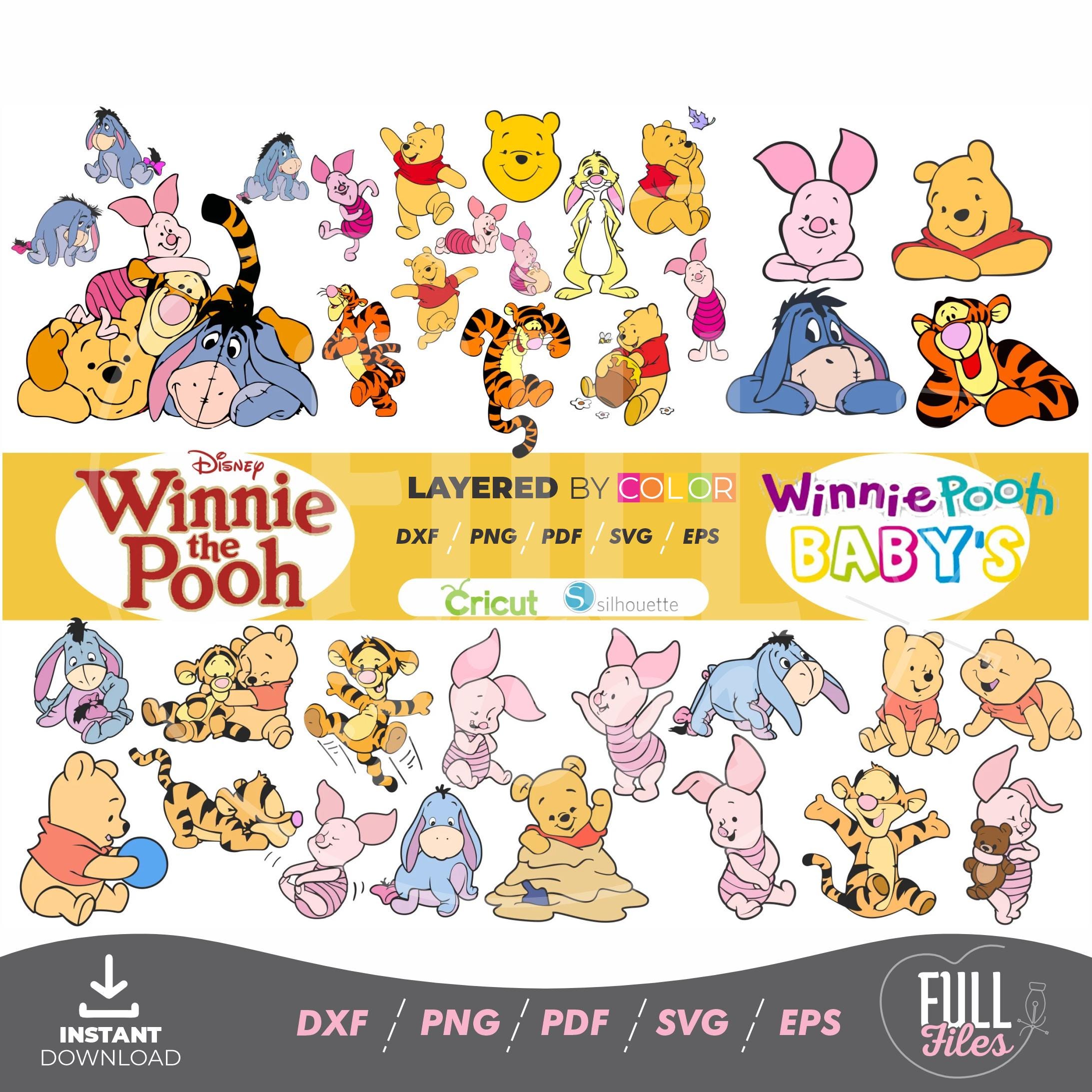 Cricut Bundle Baby Winnie P. Files , Svg, Eps, Pdf, Png, Cricut ...