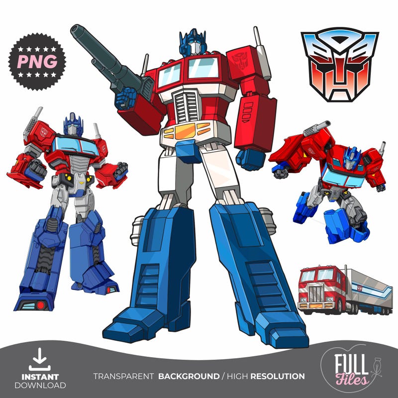 Optimus Prime Svg - Etsy