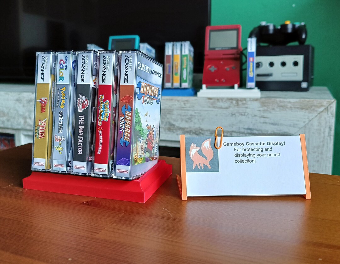 Gameboy Cassette Display STL ONLY Custom Game Display - Etsy