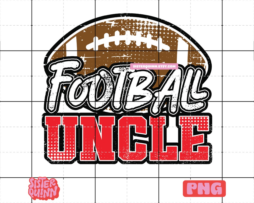 Football Uncle Red Sublimation PNG Tio, Game Day, Football Vibes ...