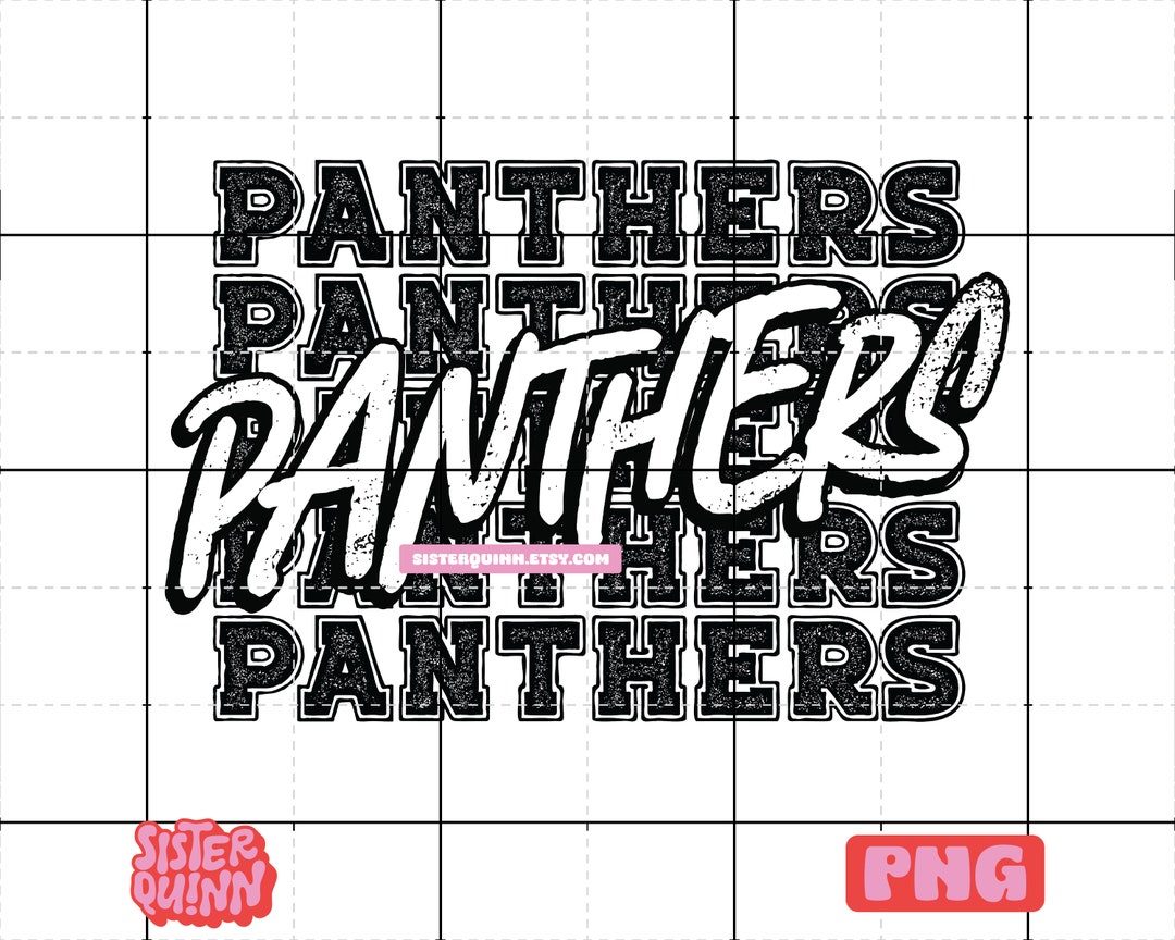 Panthers Mascot Sublimation PNG School Mascot, Game Day Vibes, Panther ...