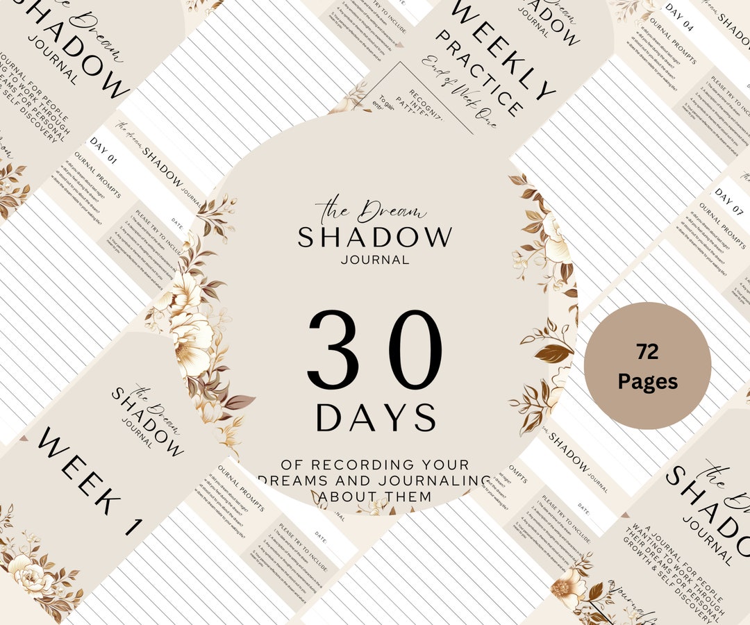 Dream Journal EDITABLE | PRINTABLE Dream Diary With Prompts | Dream ...